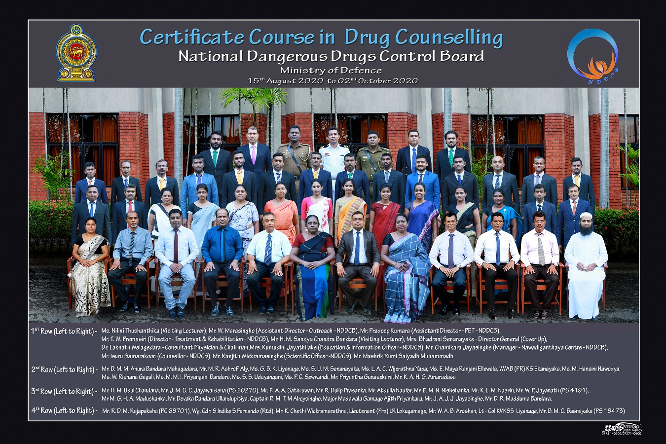 Certificate Course| National Dangerous Drugs Control Board